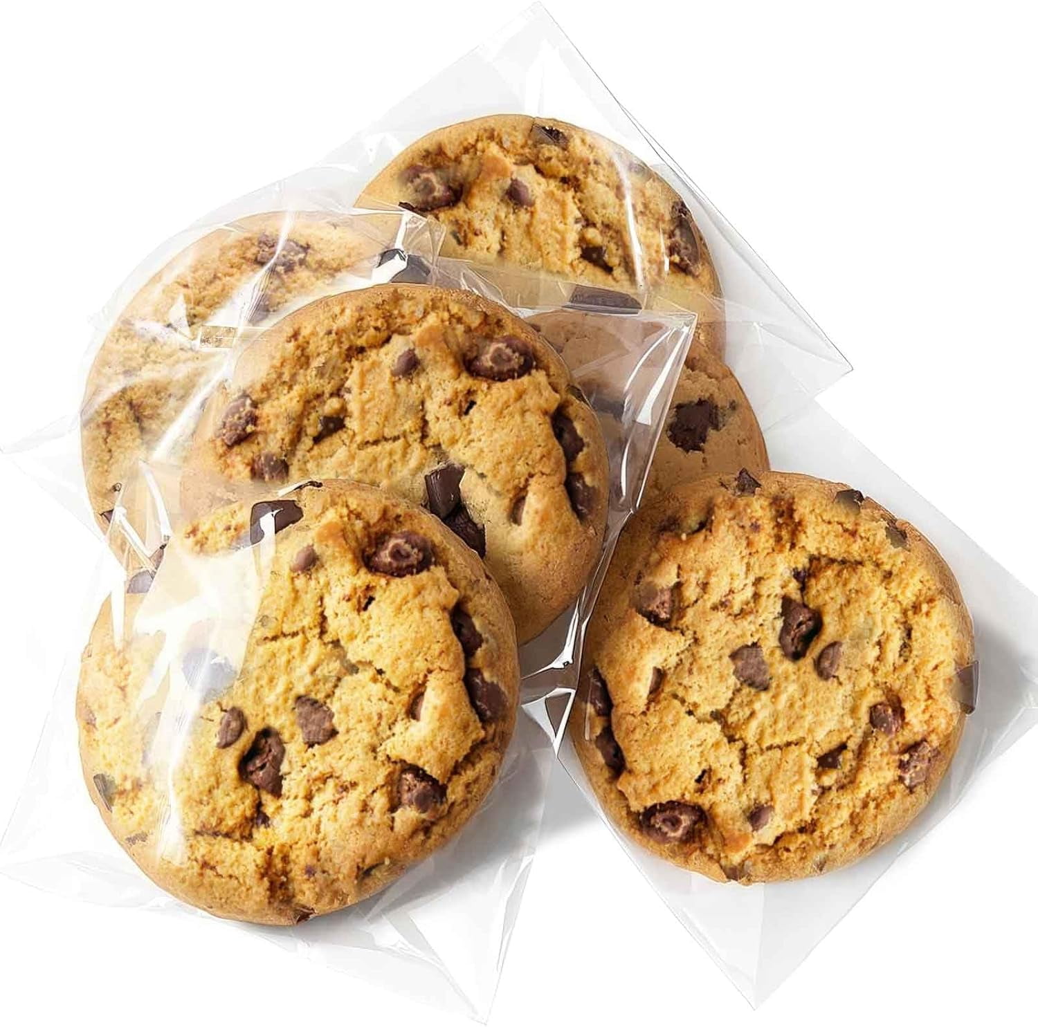 300 PCS Clear Cellophane Cookies Bags Self Sealing with 4x6"（150 PCS ...