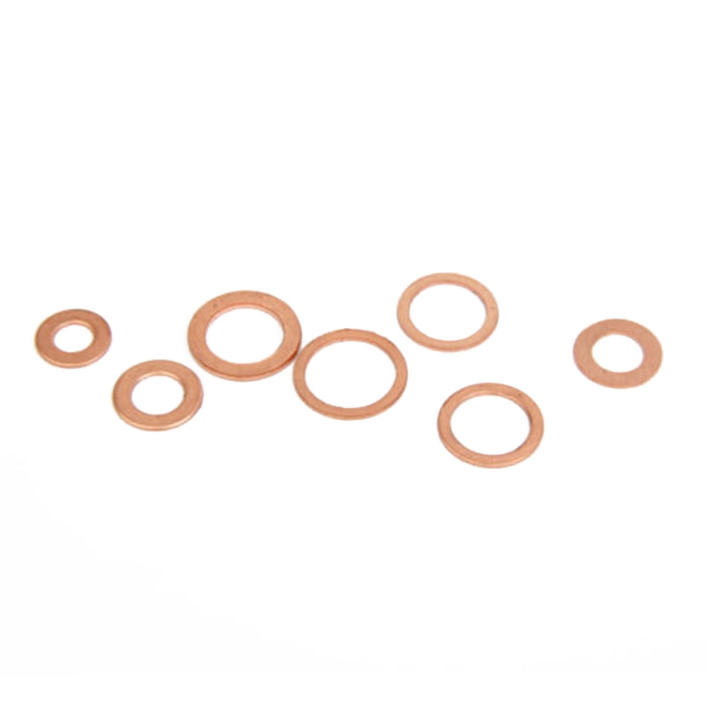 300 PCS Copper Washers Metal Washer Metric Sealing Washers Air Cylinder ...