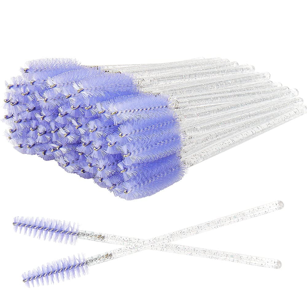 300 PCS Crystal Eyelash Mascara Wands Disposable Lash Brushes for ...