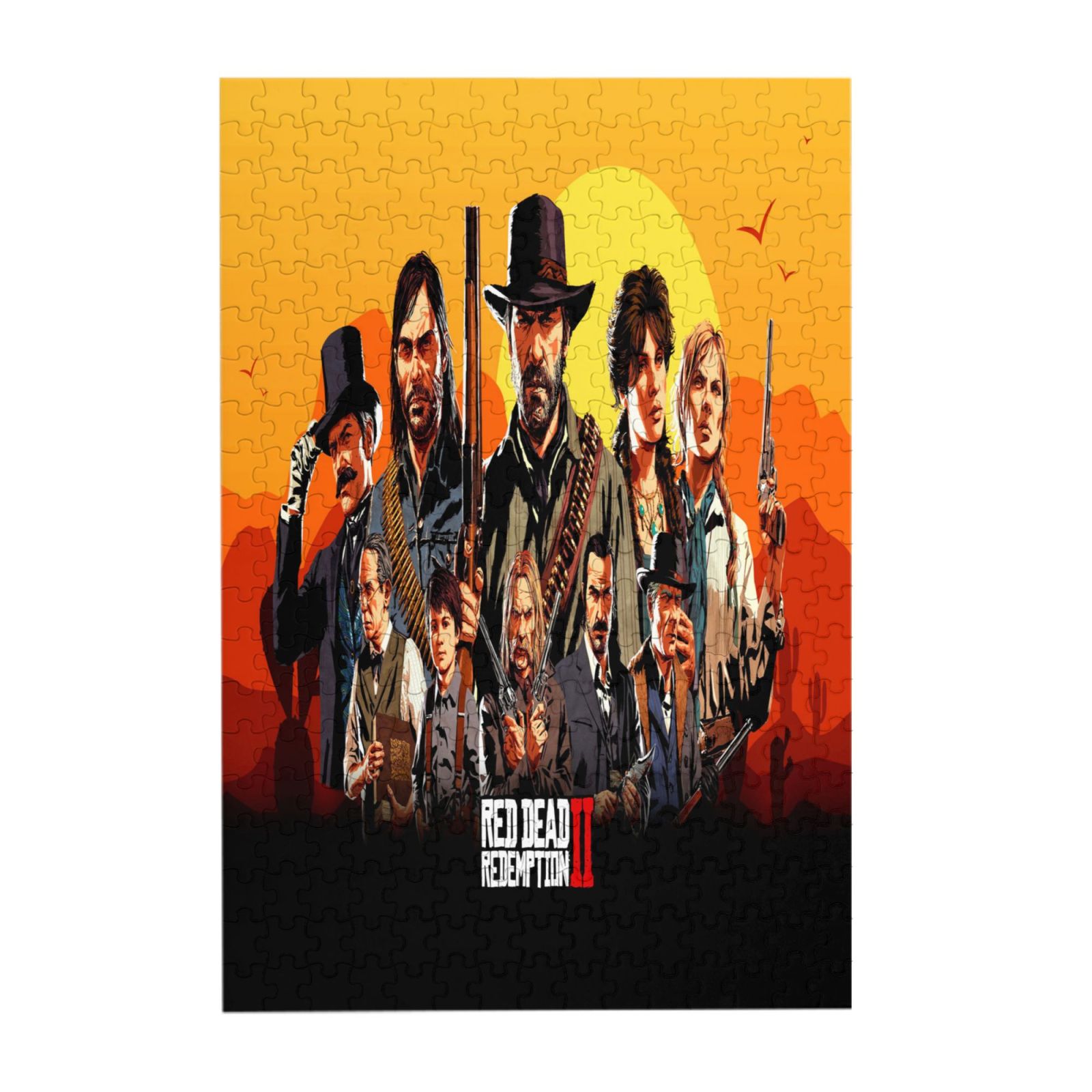 300 PCS Dead Redemption Jigsaw Puzzles Cartoon Anime Picture Puzzle ...