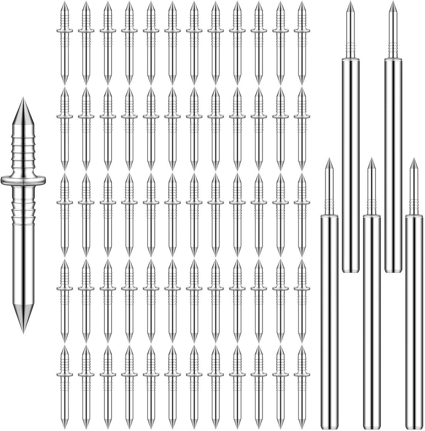 300 PCS Double-Headed Skirting Nails - Invisible Solid Wood Baseboard ...