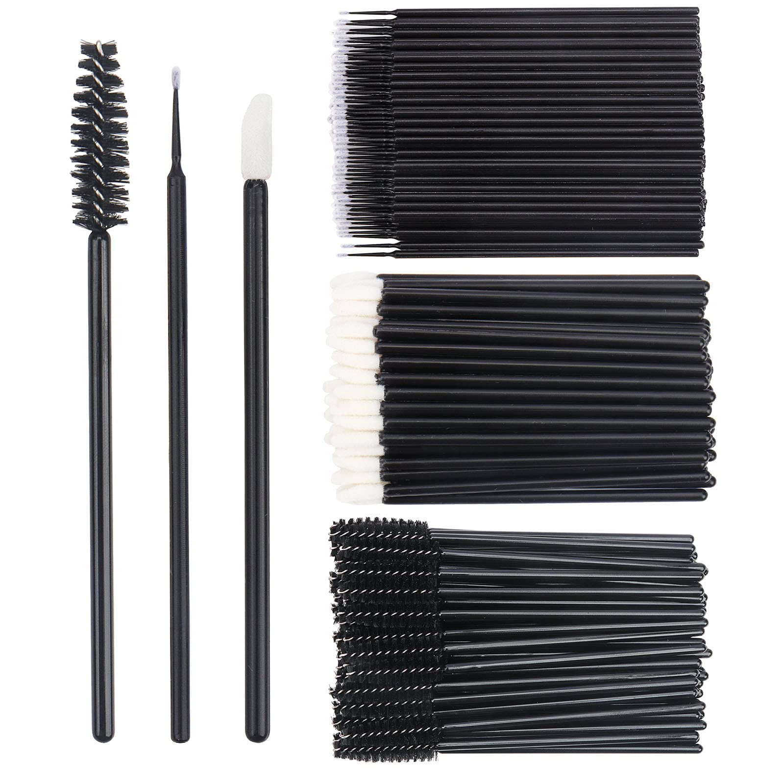 300 PCS Eyelash Extension SSF20 Supplies Kit,Disposable Lash Spoolies ...