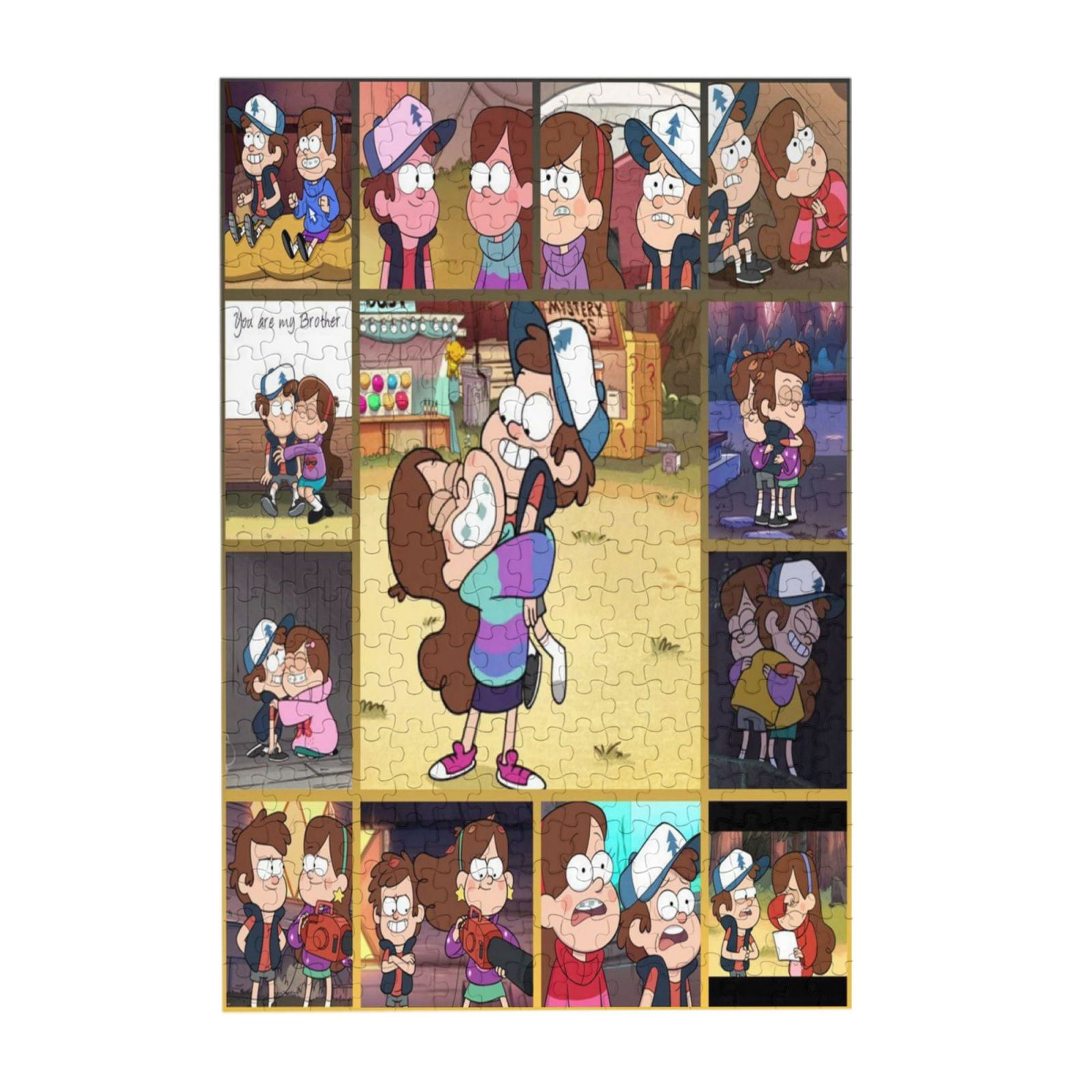 300 PCS Gravity Fall Jigsaw Puzzles Cartoon Anime Picture Puzzle ...