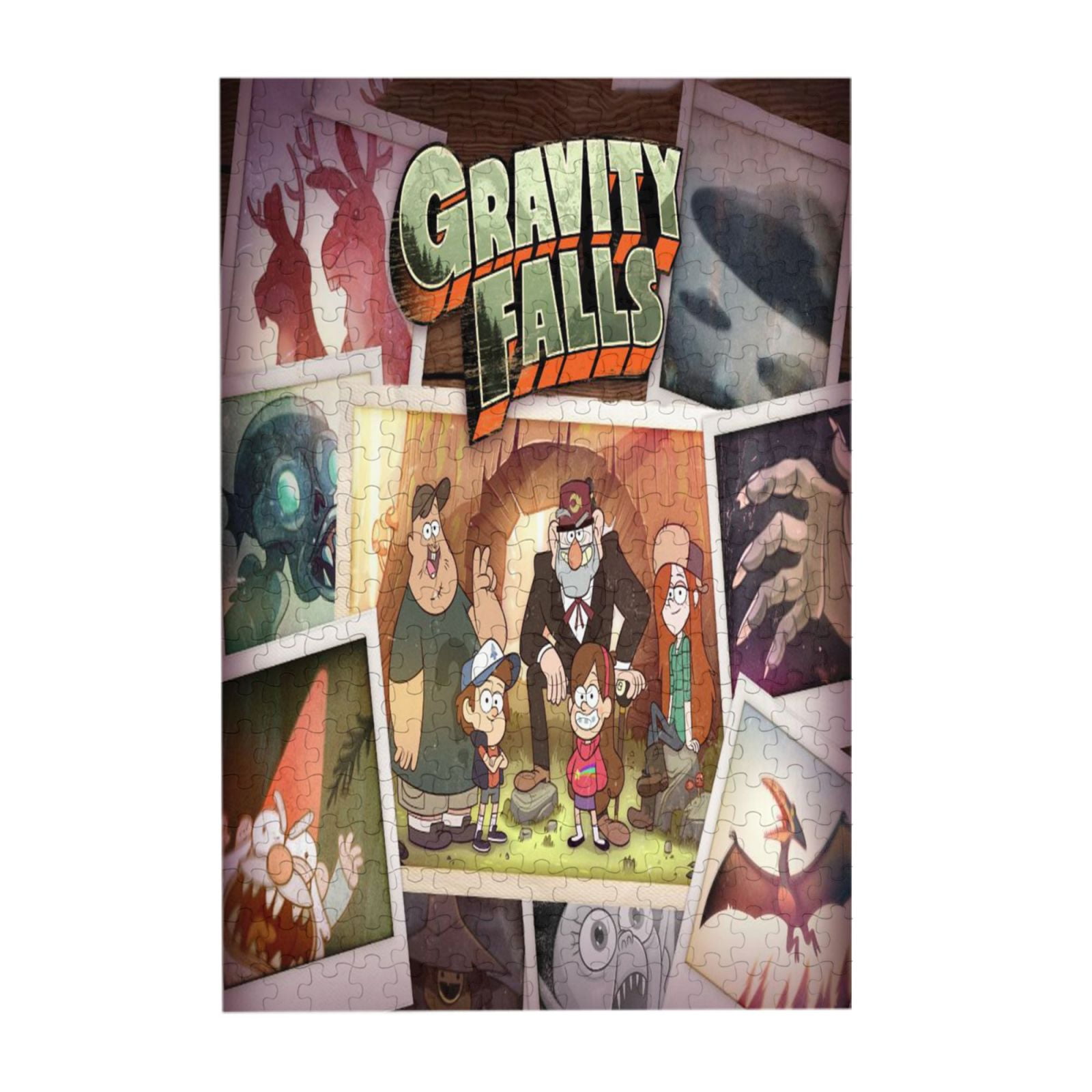 300 PCS Gravity Fall Jigsaw Puzzles Cartoon Anime Picture Puzzle ...