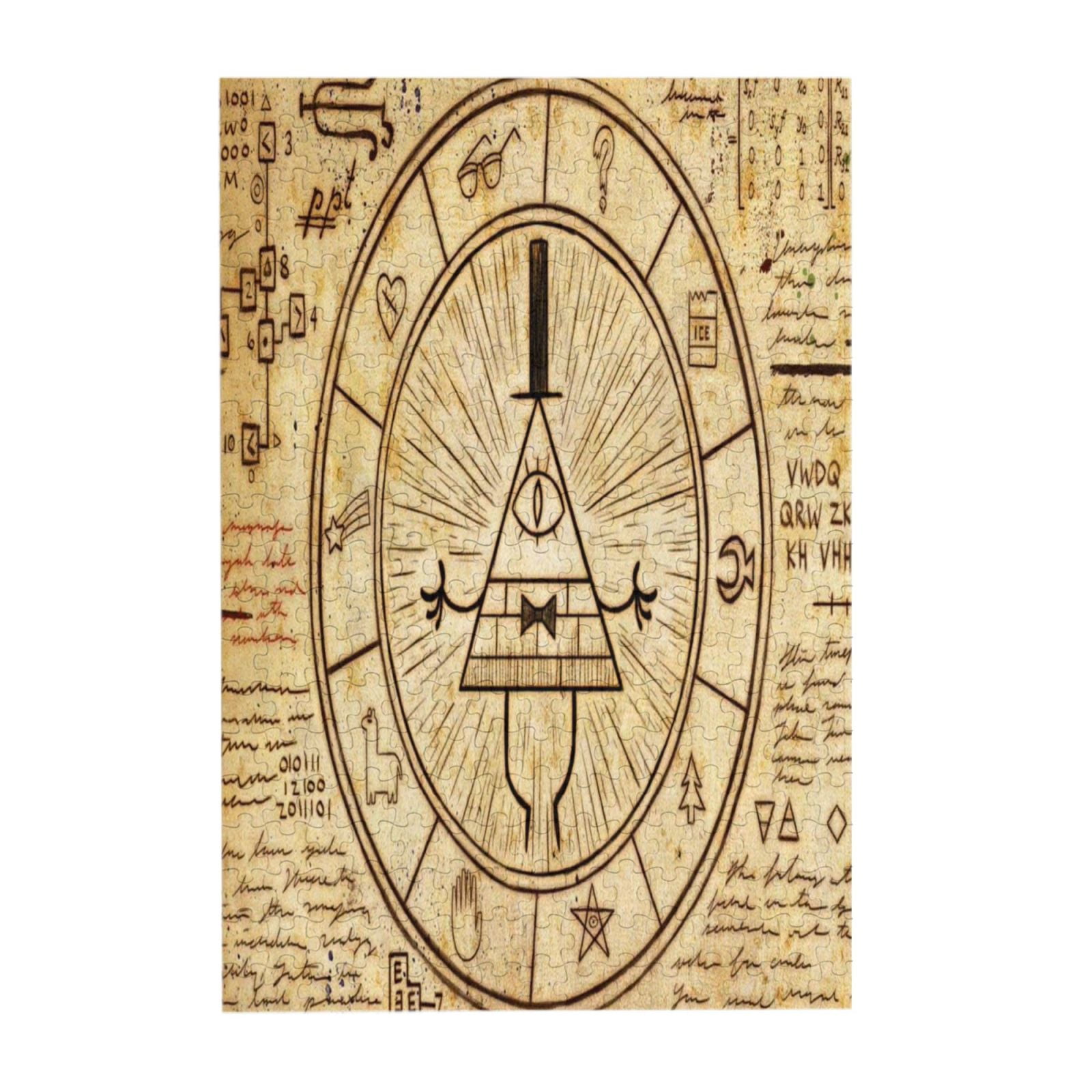 300 PCS Gravity Fall Jigsaw Puzzles Cartoon Anime Picture Puzzle ...