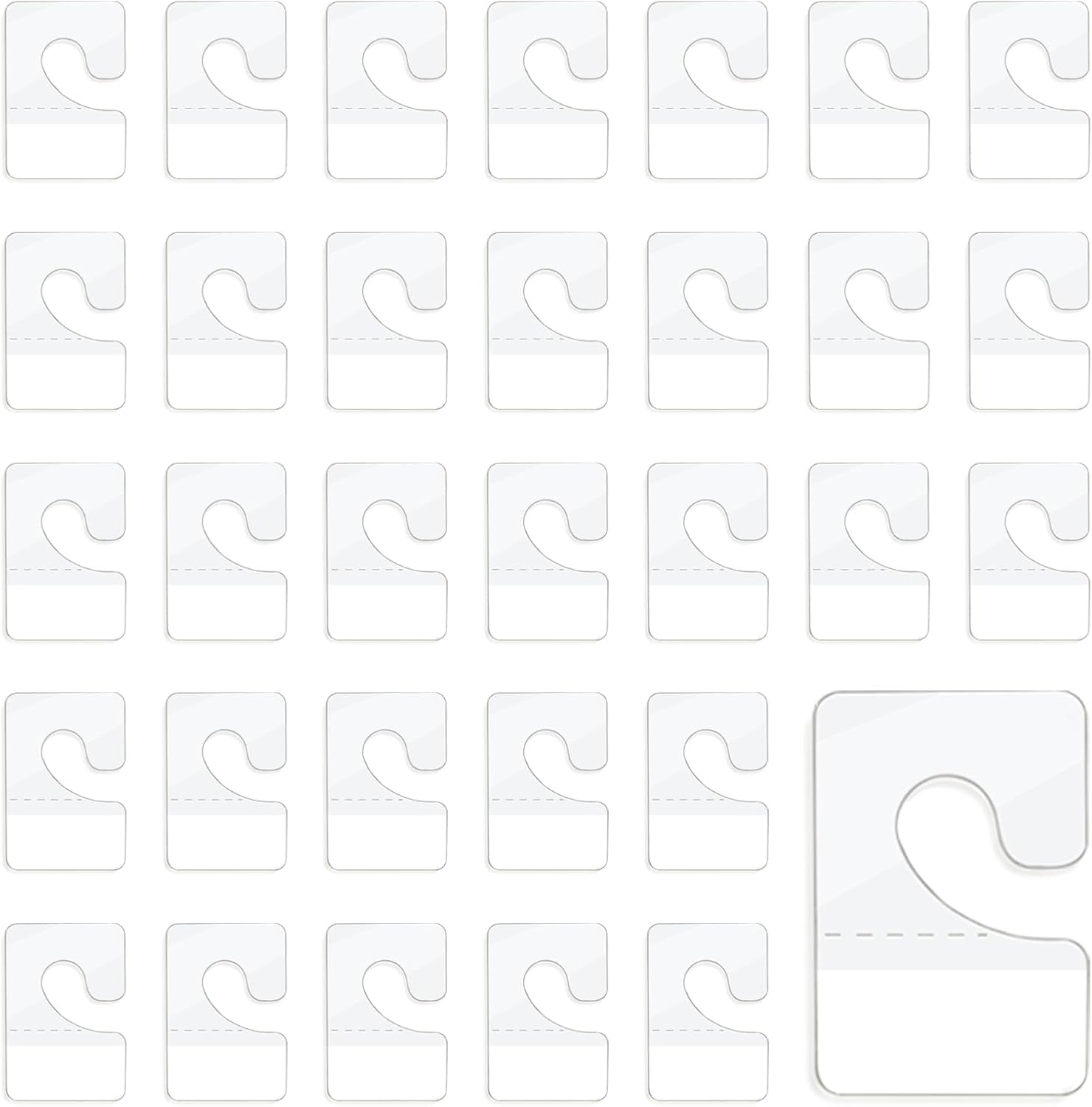 300 PCS Hang Tabs, Adhesive Hang Tags Plastic Hang Tags for Retail, Tag ...