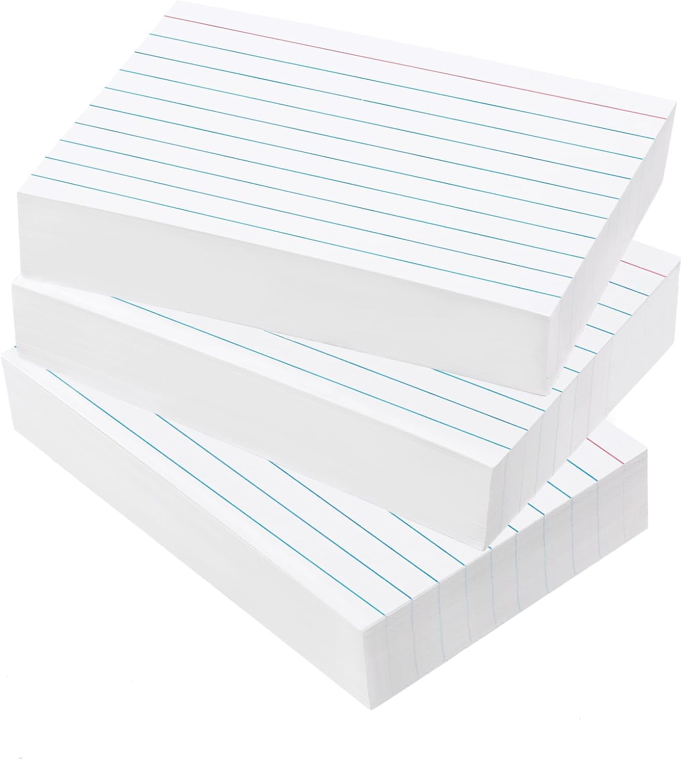 300 PCS Index Cards 3x5 Ruled - White Lined Note Cards 3 x 5 Flashcards ...