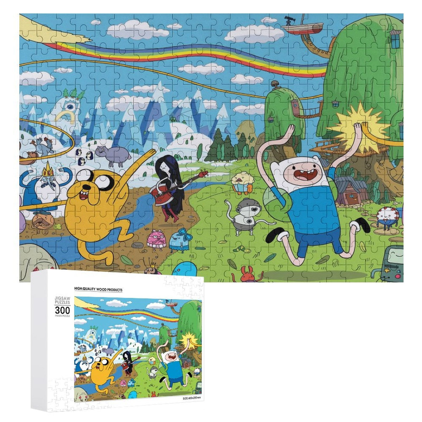 300 PCS Jigsaw Puzzle - Adventure Time Jake The Dog Puzzle Enthusiasts ...