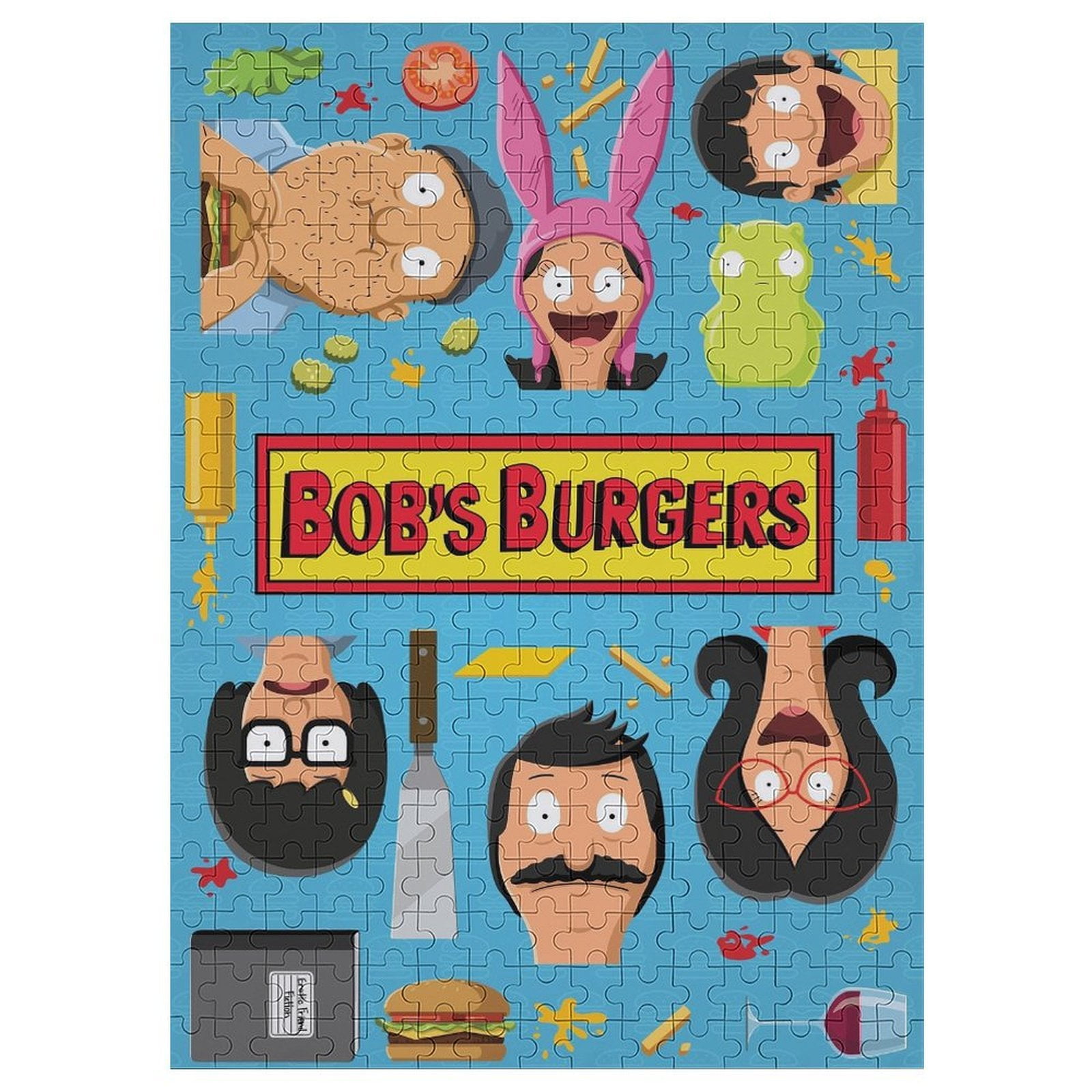 300 PCS Jigsaw Puzzle Bob's Burgers Wooden Puzzle Challenging Game Fun ...
