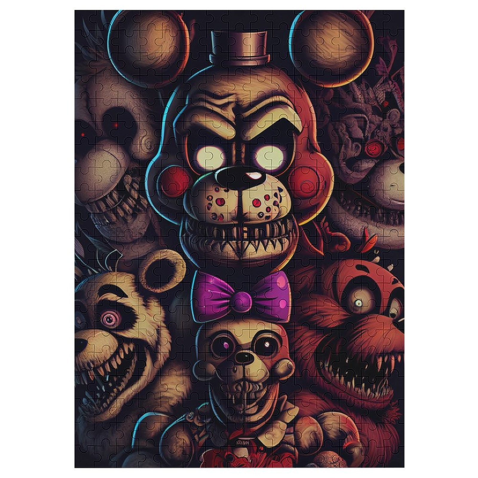 300 PCS Jigsaw Puzzle Five Nights At Freddy's FNAF Wooden Puzzle ...