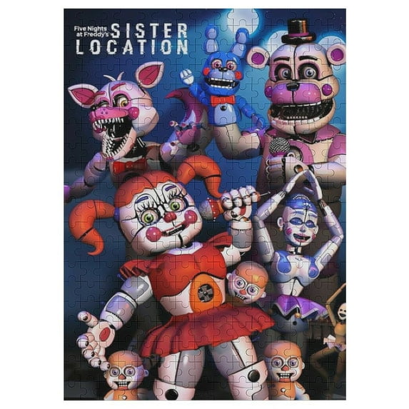 300 PCS Jigsaw Puzzle Five Nights At Freddy's FNAF Wooden Puzzle ...