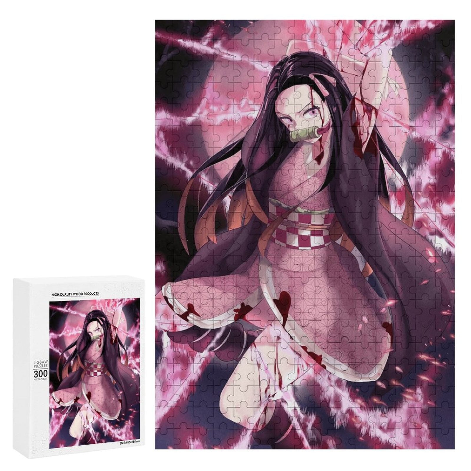300 PCS Jigsaw Puzzle - Demon Slayer Nezuko Puzzle Enthusiasts ...