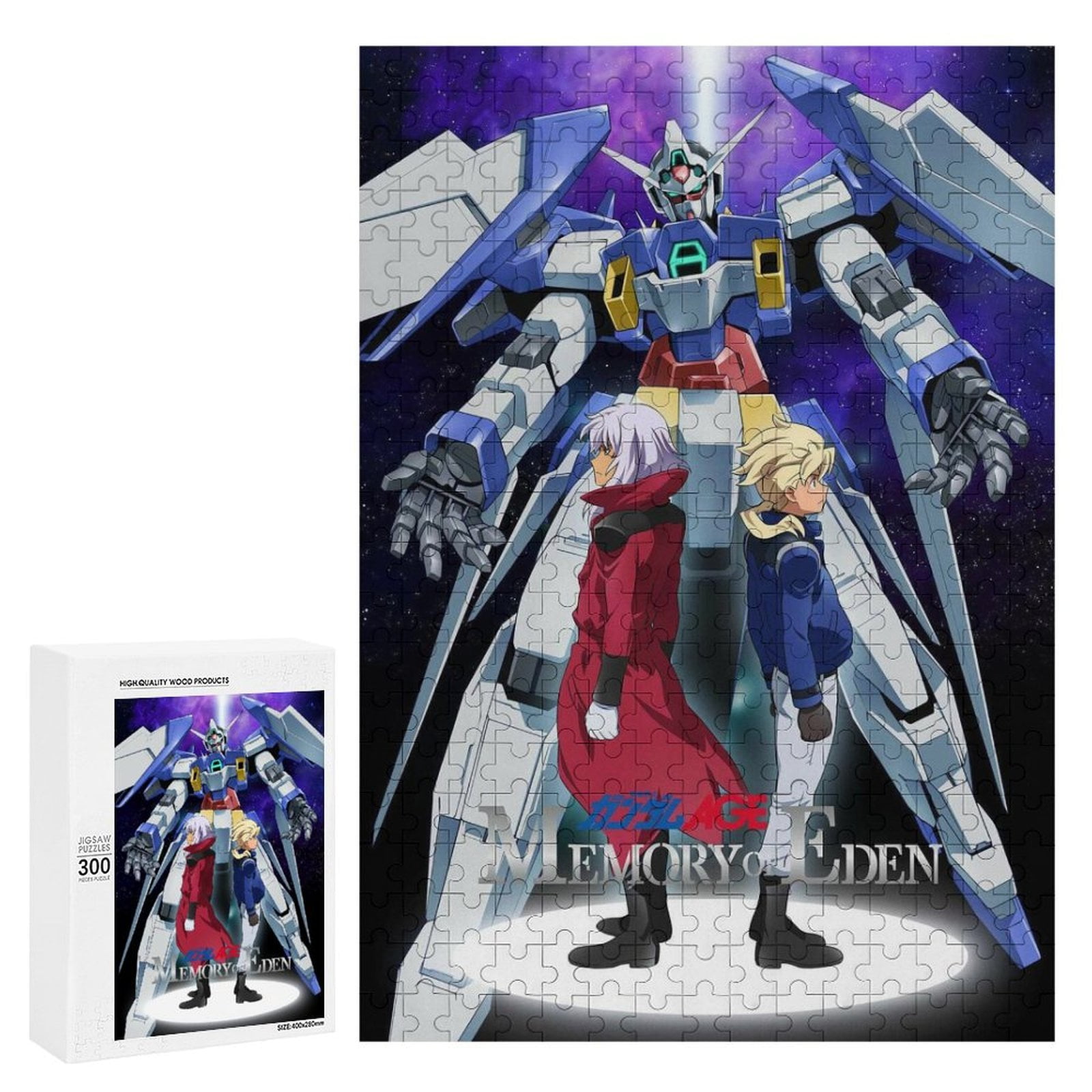 300 PCS Jigsaw Puzzle For Adults & Kids - Mobile Suit Gundam Puzzle For ...