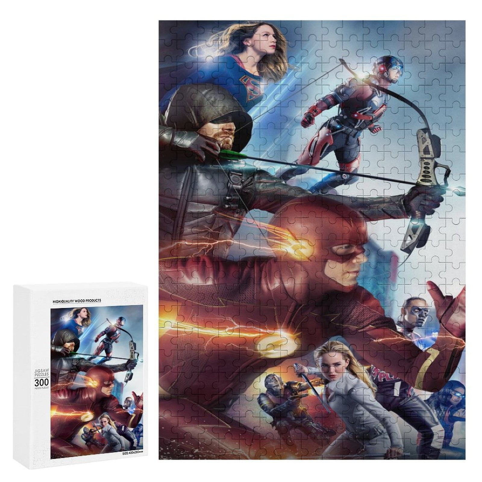 300 PCS Jigsaw Puzzle - The Flash Puzzle Enthusiasts - Walmart.com