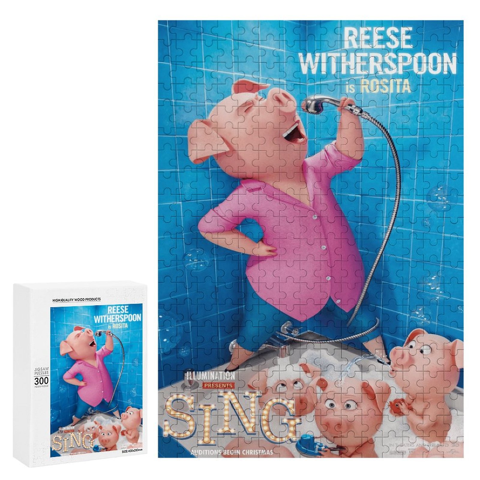 300 PCS Jigsaw Puzzle - Movie Sing 2 Puzzle Enthusiasts - Walmart.com