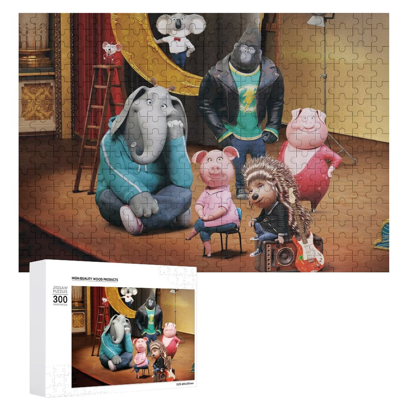 300 PCS Jigsaw Puzzle - Movie Sing 2 Puzzle Enthusiasts - Walmart.com