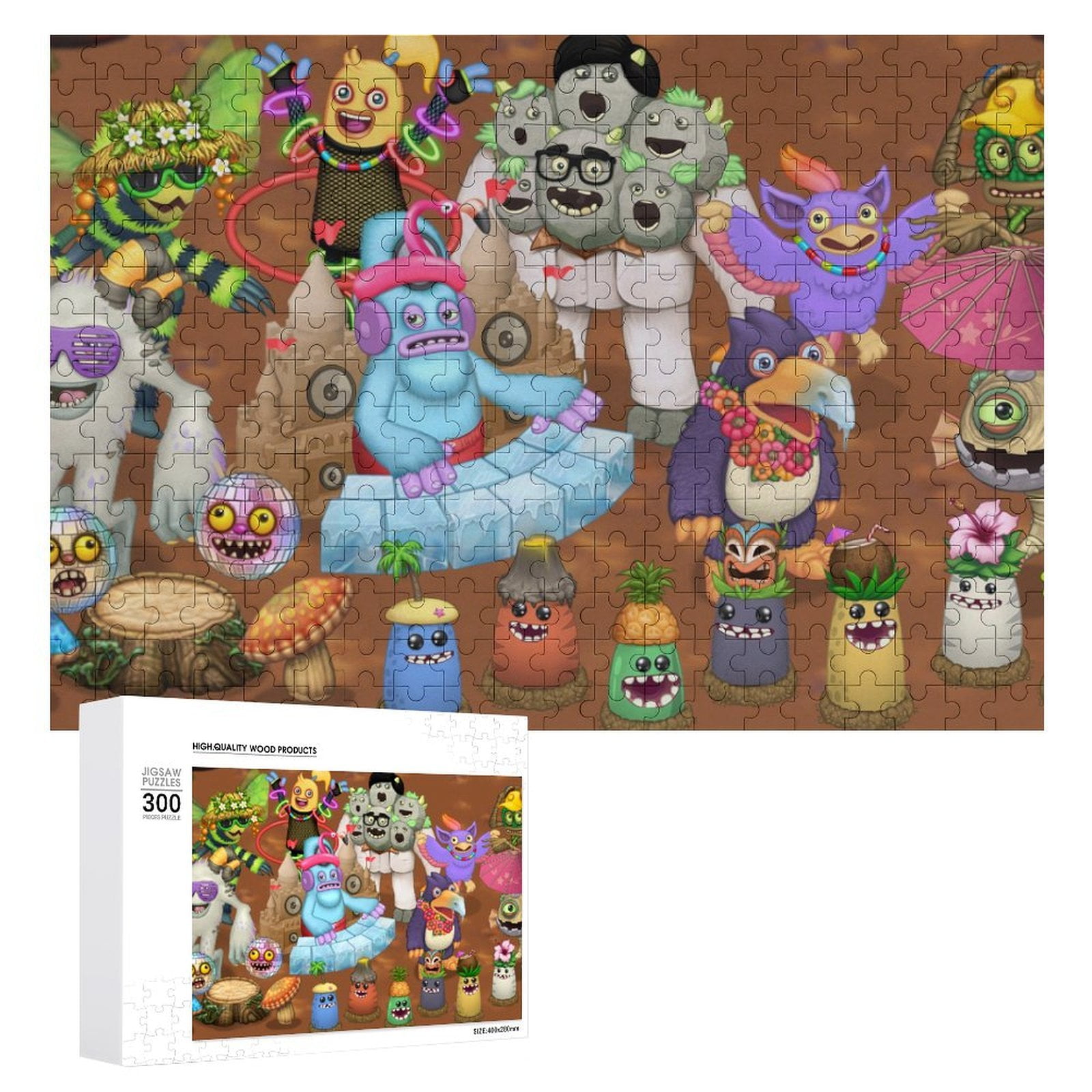300 PCS Jigsaw Puzzle - My Singing Monsters Puzzle Enthusiasts ...