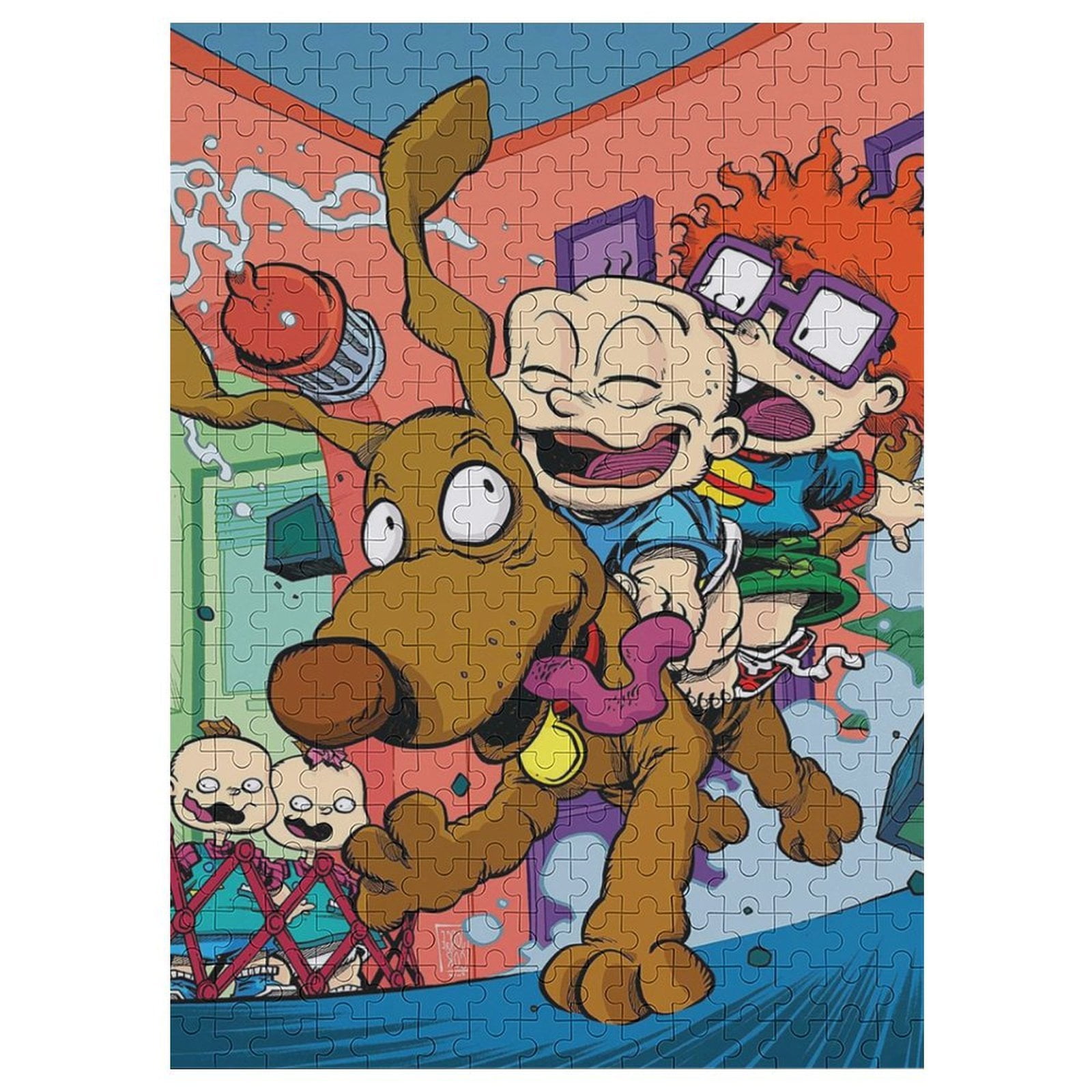 300 PCS Jigsaw Puzzle Rugrats Wooden Puzzle Challenging Game Fun ...