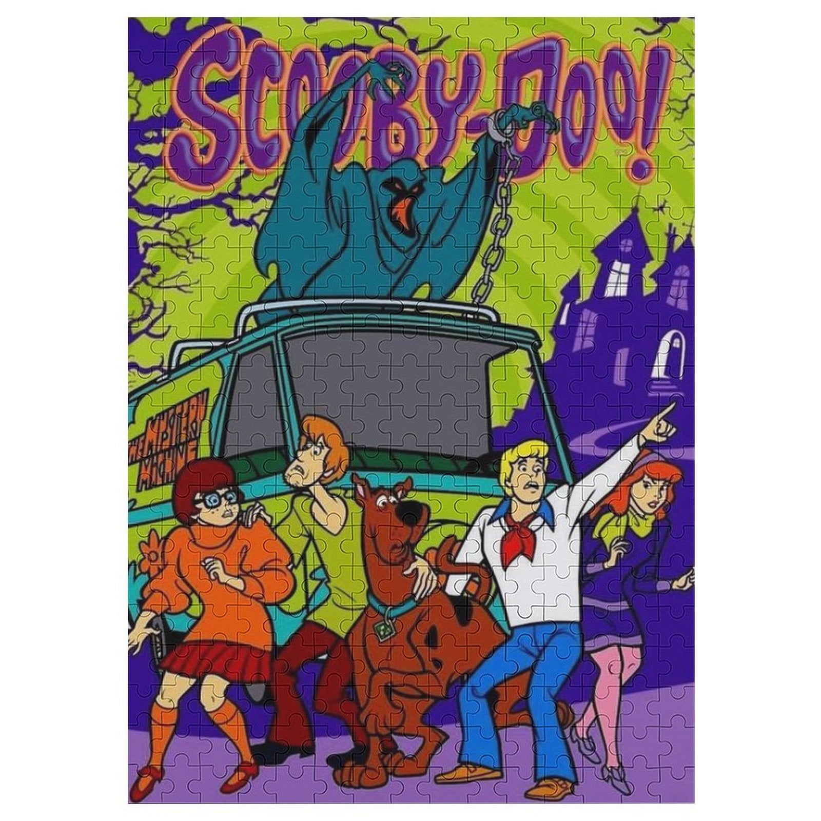300 PCS Jigsaw Puzzle Scooby-Doo Wooden Puzzle Challenging Game Fun ...