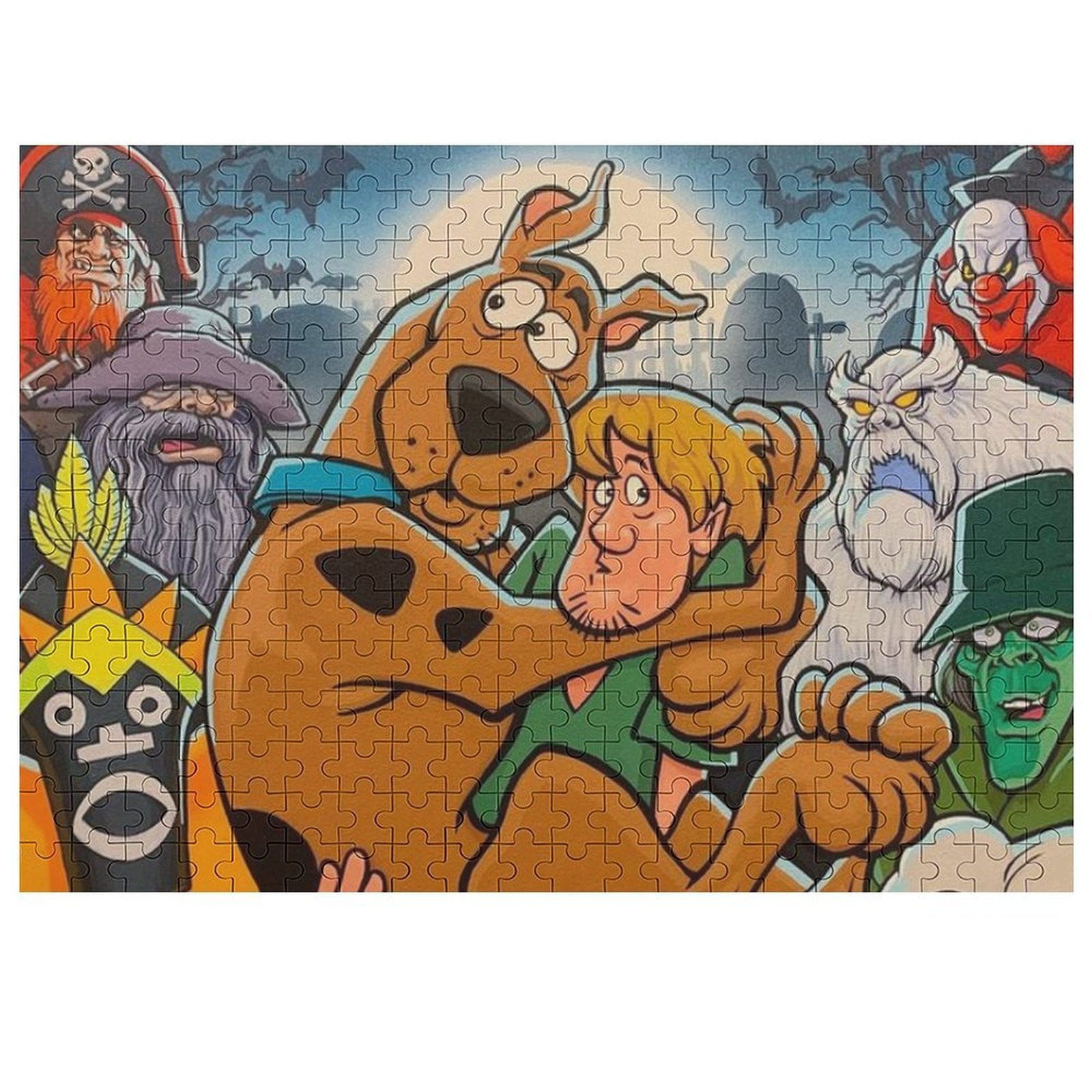 300 PCS Jigsaw Puzzle Scooby-Doo Wooden Puzzle Challenging Game Fun ...