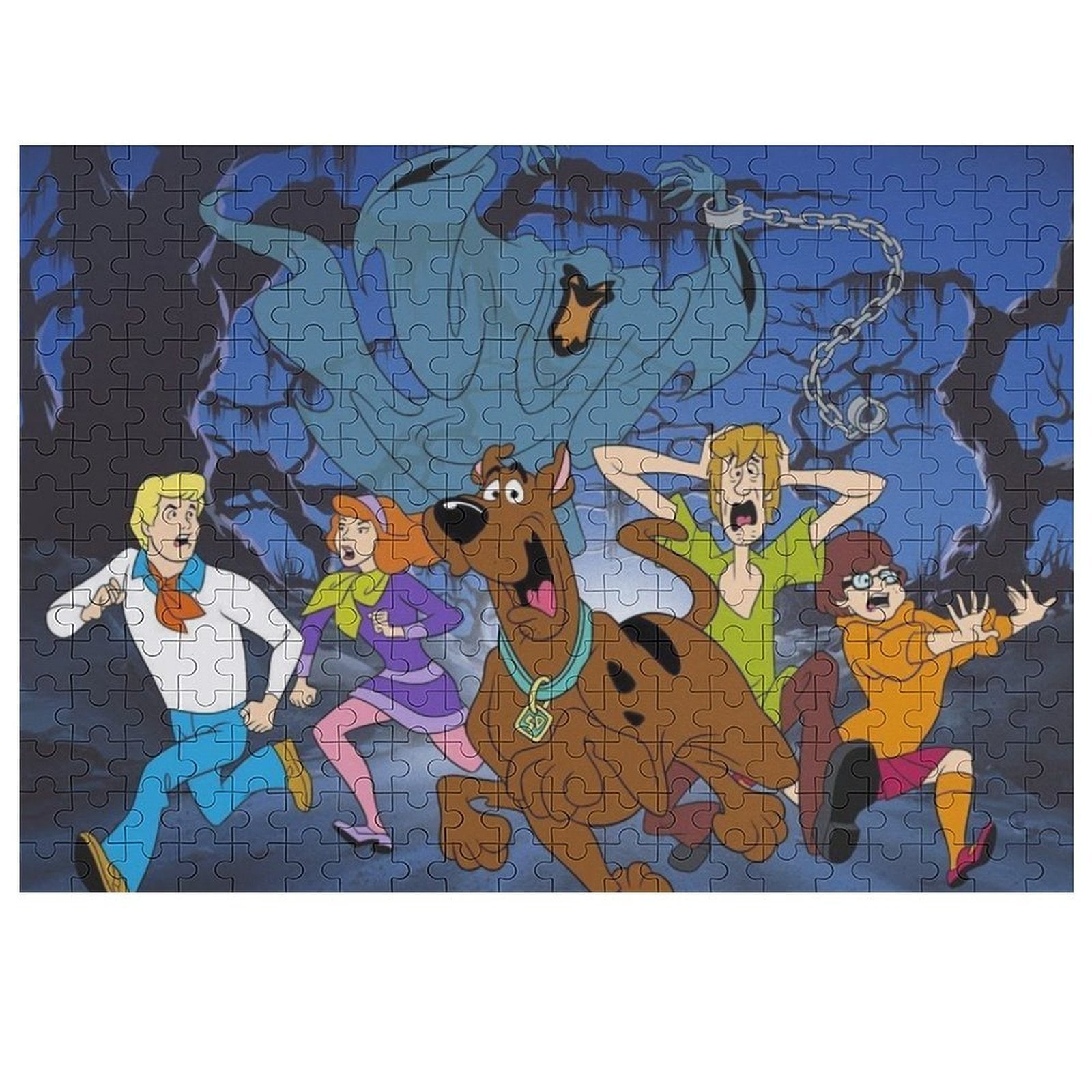 300 PCS Jigsaw Puzzle Scooby-Doo Wooden Puzzle Challenging Game Fun ...