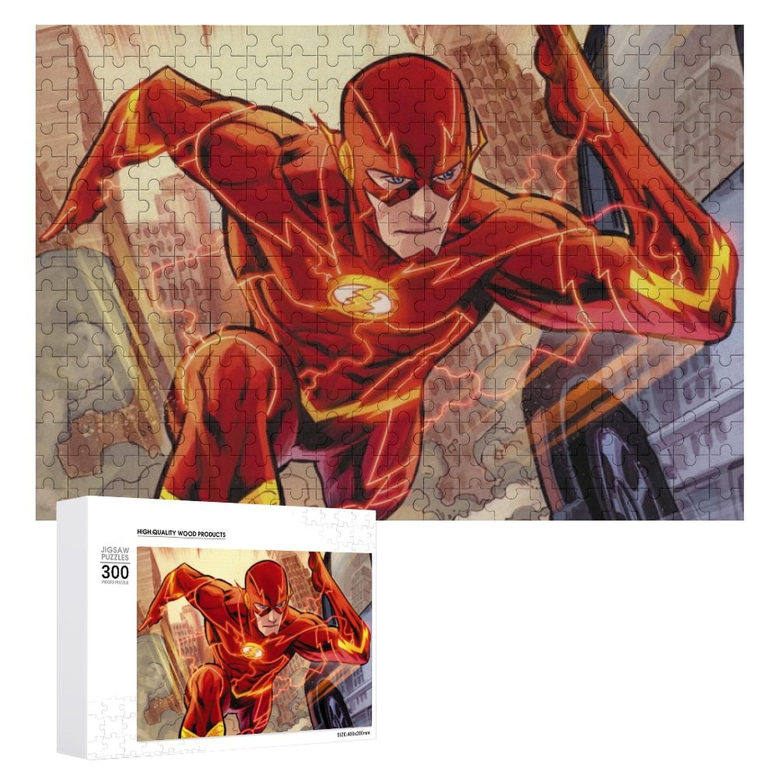 300 PCS Jigsaw Puzzle - The Flash Puzzle Enthusiasts - Walmart.com