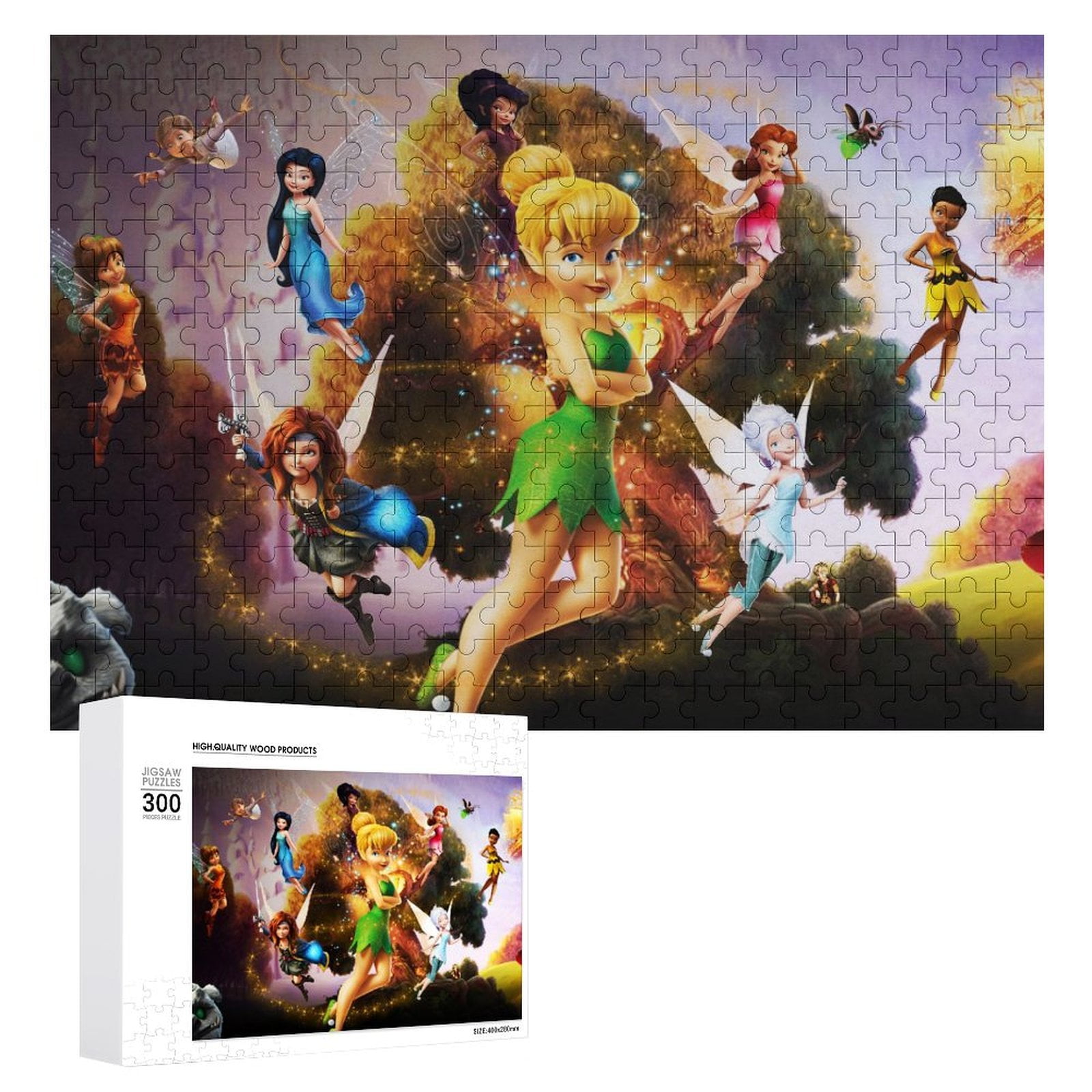 300 PCS Jigsaw Puzzle - Tinker Bell Puzzle Enthusiasts - Walmart.com
