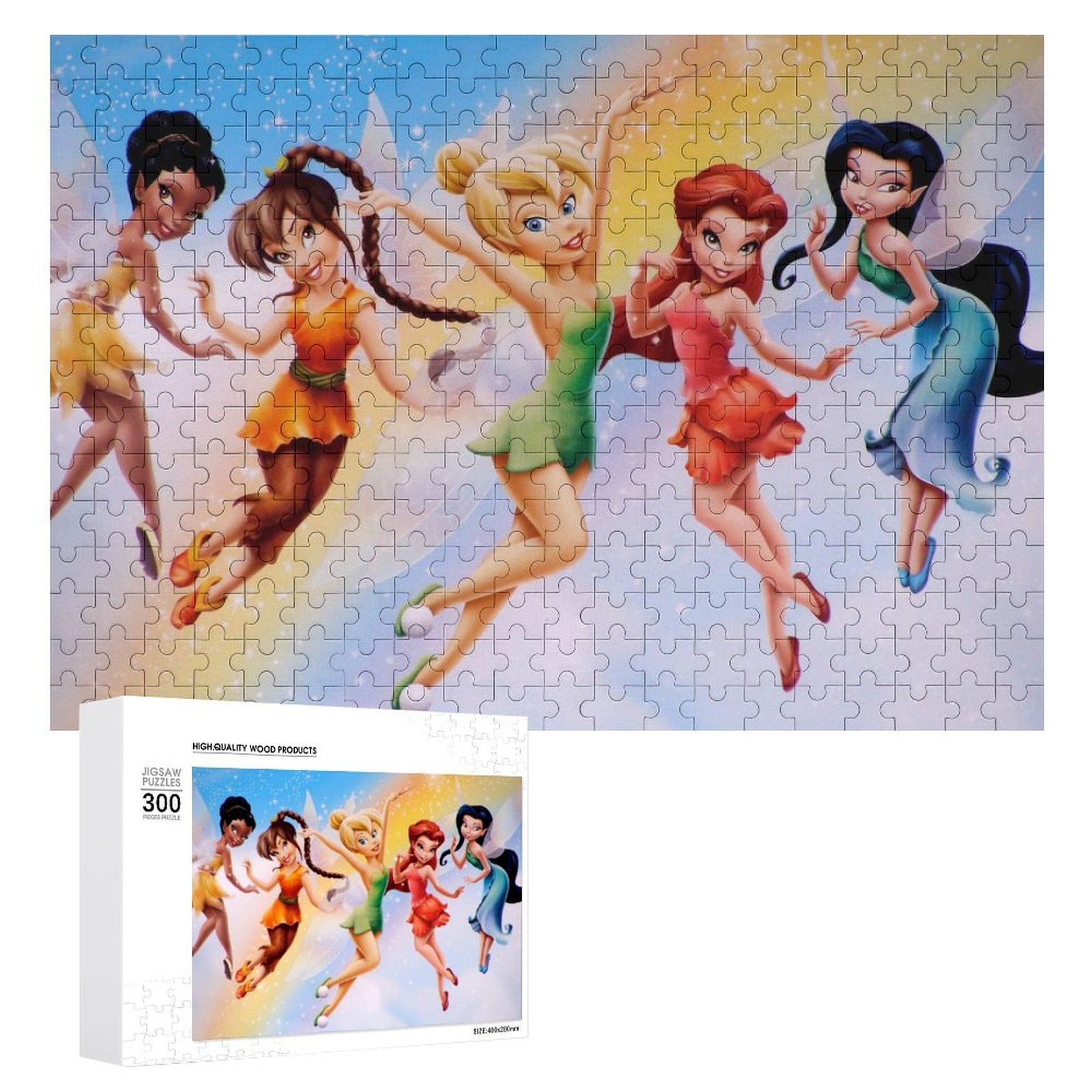 300 PCS Jigsaw Puzzle - Tinker Bell Puzzle Enthusiasts - Walmart.com