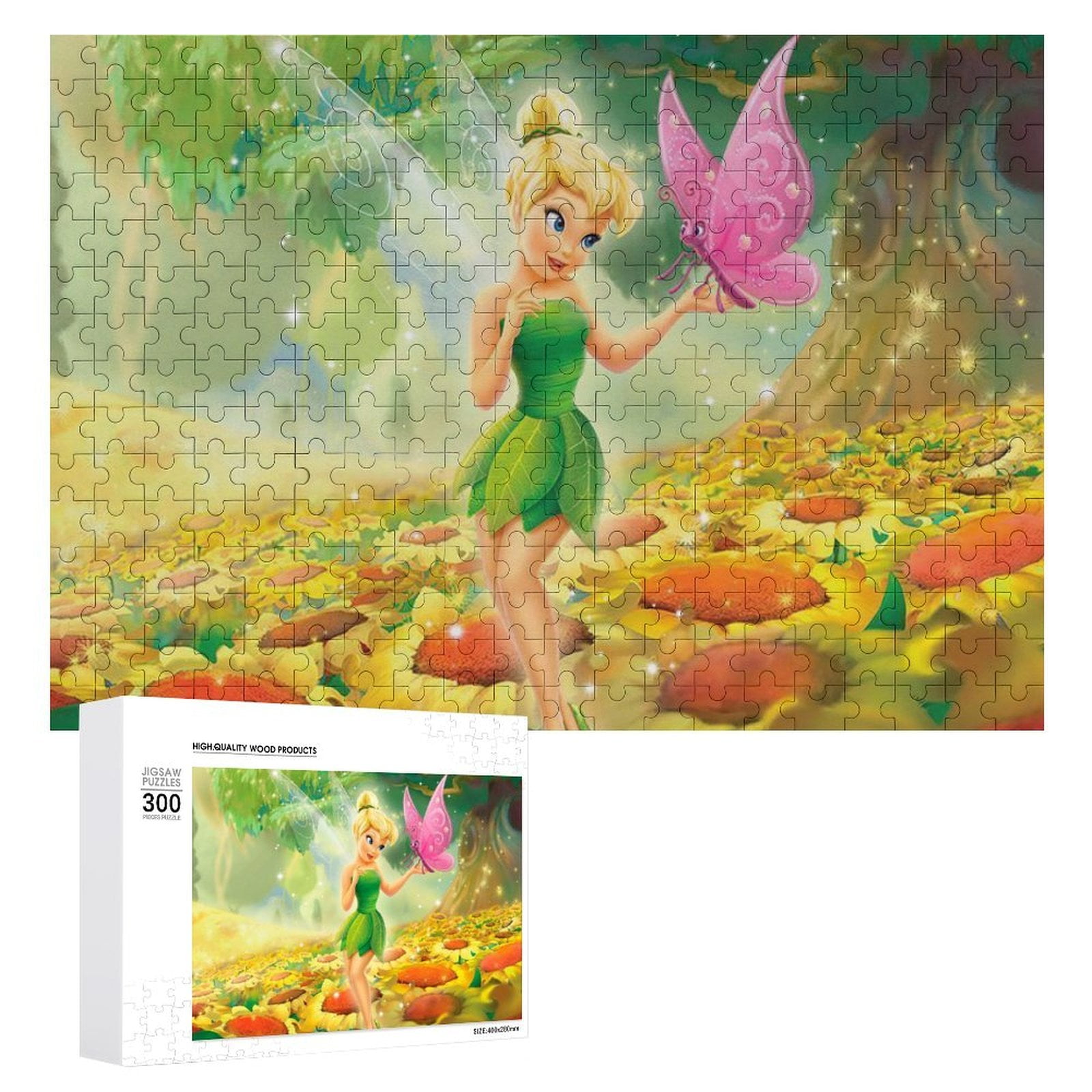 300 PCS Jigsaw Puzzle - Tinker Bell Puzzle Enthusiasts - Walmart.com
