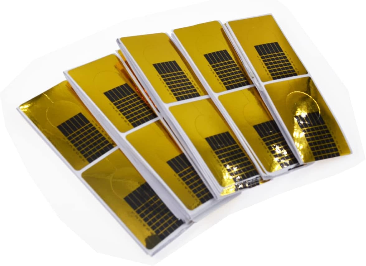 300 PCS Nail Forms Sticker, Gel Acrylic Nail Art Self-adhesive Tips ...