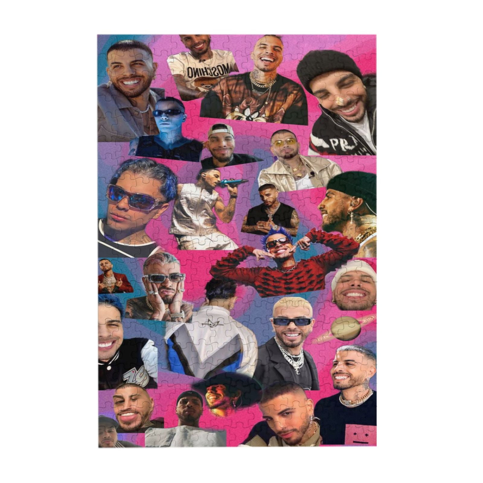 300 PCS Rauw Alejandro Jigsaw Puzzles Cartoon Jigsaw Puzzle Funny ...