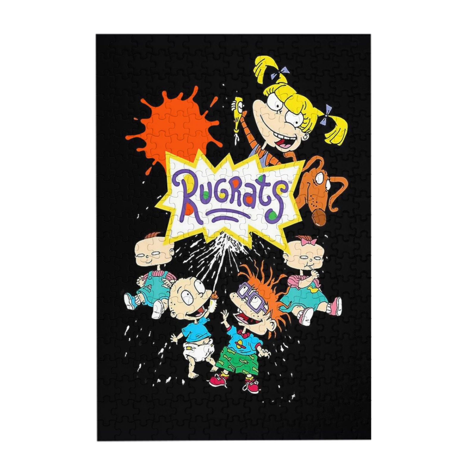 300 PCS Rugrats Jigsaw Puzzles Cartoon Anime Picture Puzzle Birthday ...