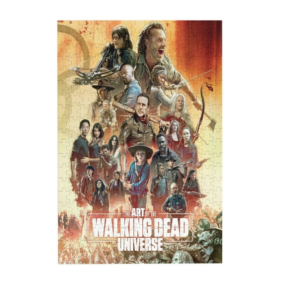 300 PCS Walking Dead Jigsaw Puzzles Cartoon Anime Picture Puzzle ...
