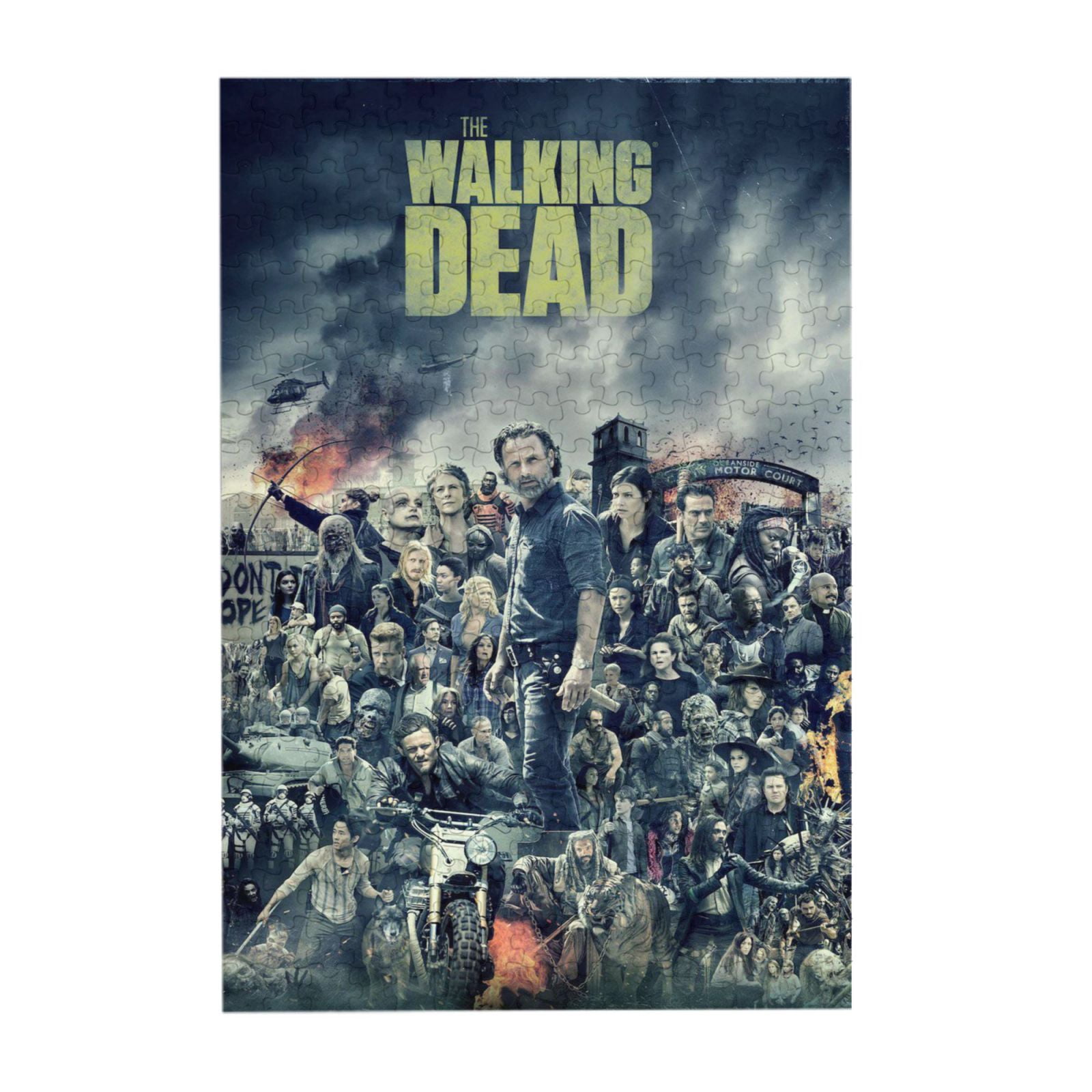 300 PCS Walking Dead Jigsaw Puzzles Cartoon Anime Picture Puzzle ...