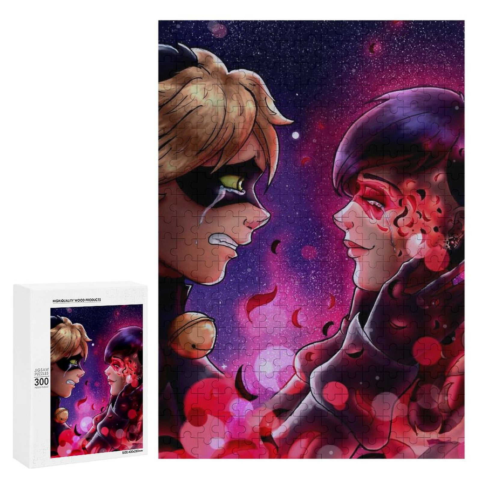 300 PCS Wooden Jigsaw Puzzles for Kids And Adults, 3D Visual Miraculous ...