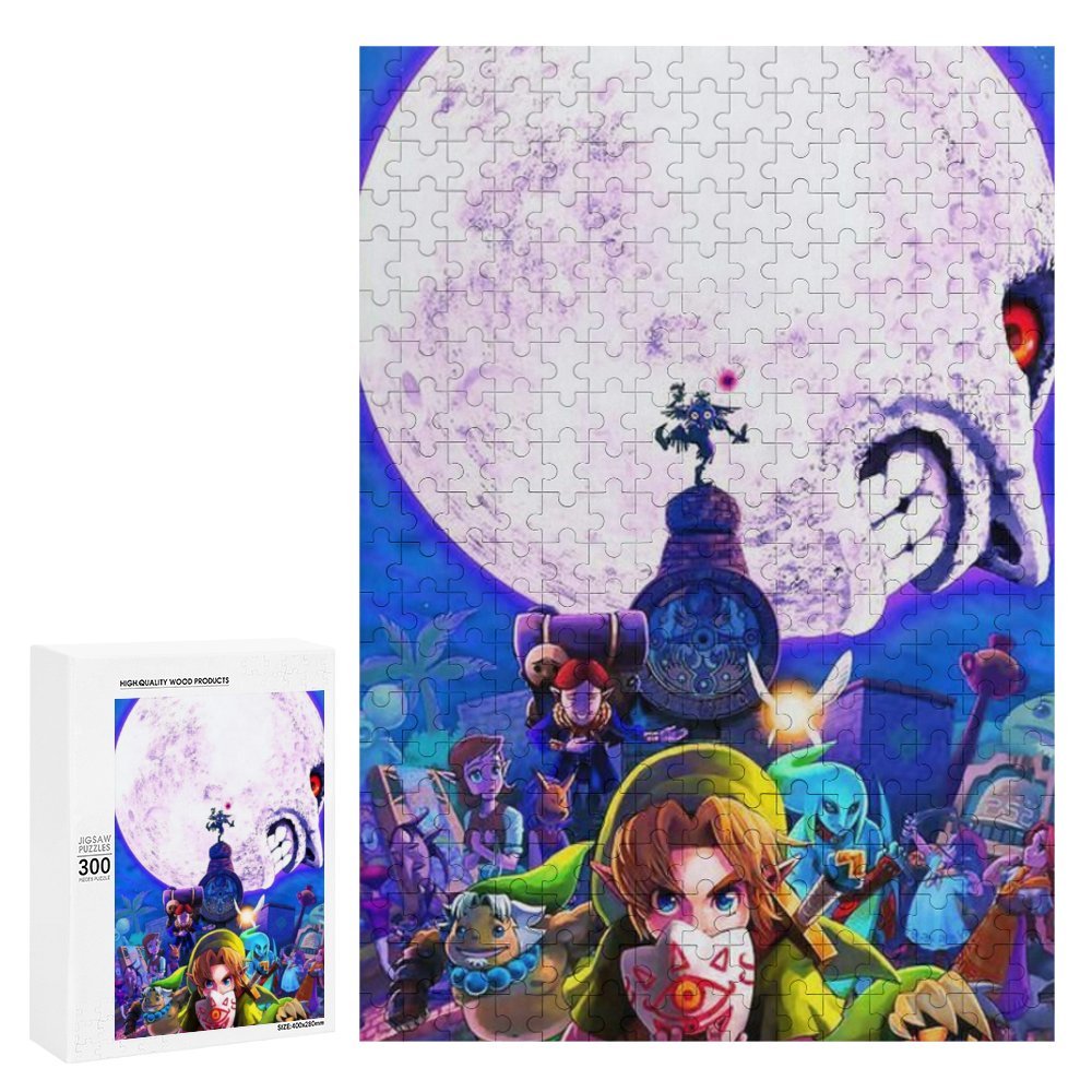 300 PCS Wooden Jigsaw Puzzles for Kids And Adults, 3D Visual The Legend ...