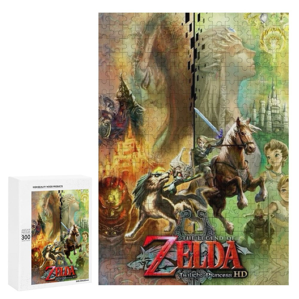 300 PCS Wooden Jigsaw Puzzles for Kids And Adults, 3D Visual The Legend ...