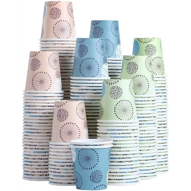 [300 Pack 3 oz Paper Cups, Disposable Bathroom Cups, Small Mouthwash ...