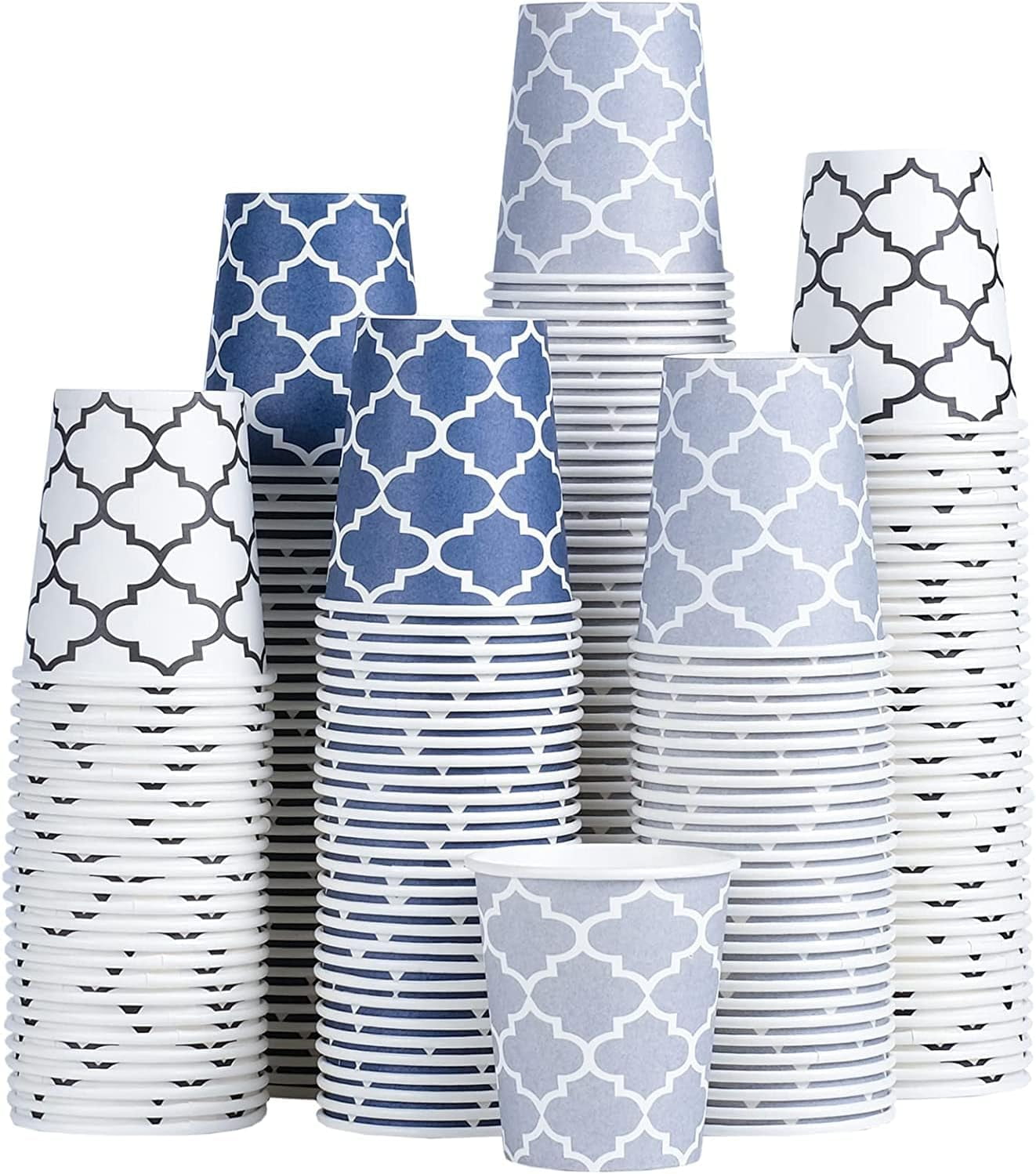 300 Pack] 3 oz Paper Cups, Small Mouthwash Cups 3 OZ, Mini Disposable ...