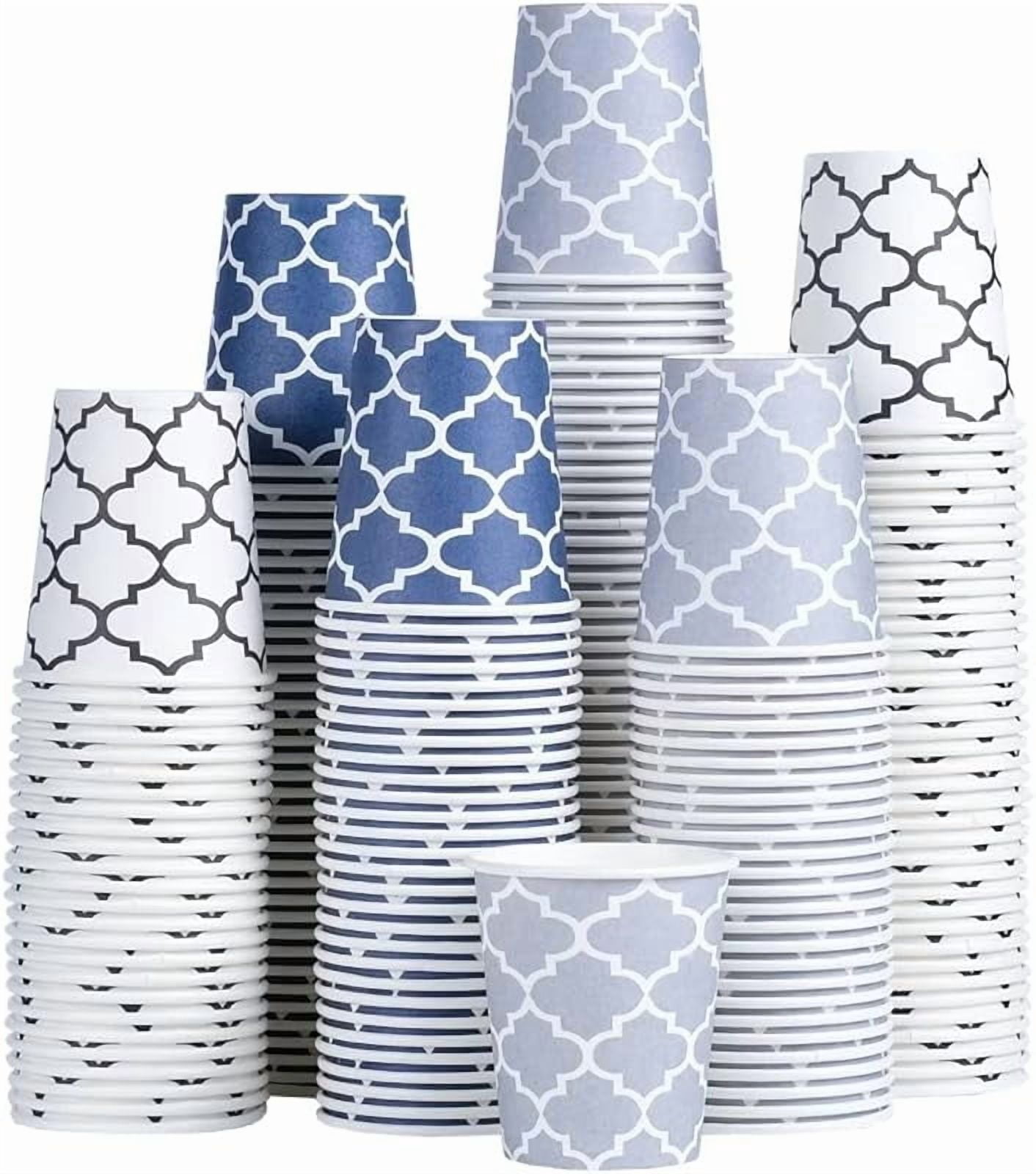 [300 Pack] 3 oz Paper Cups, Small Mouthwash Cups OZ, Mini Disposable ...