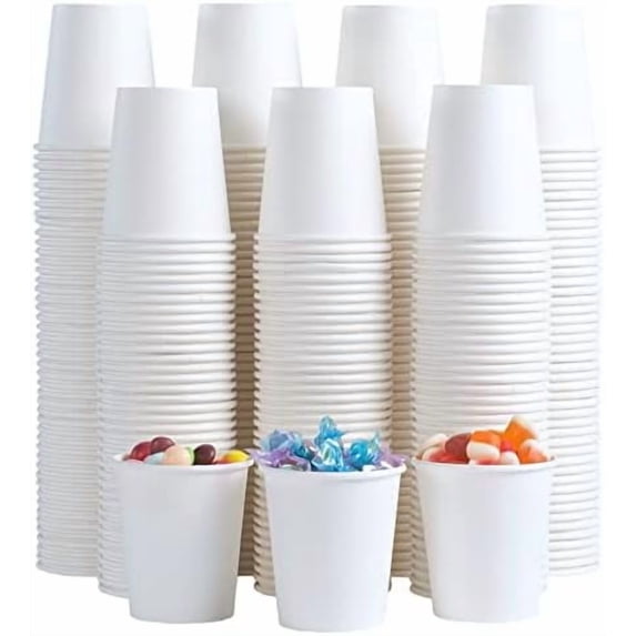 300 Pack 5 oz Paper Cups, Disposable Bathroom Cups 5oz Paper, Small ...