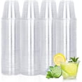 300 Pack 9 oz Clear Plastic Cups, Non Reusable Tumblers Crystal Clear ...