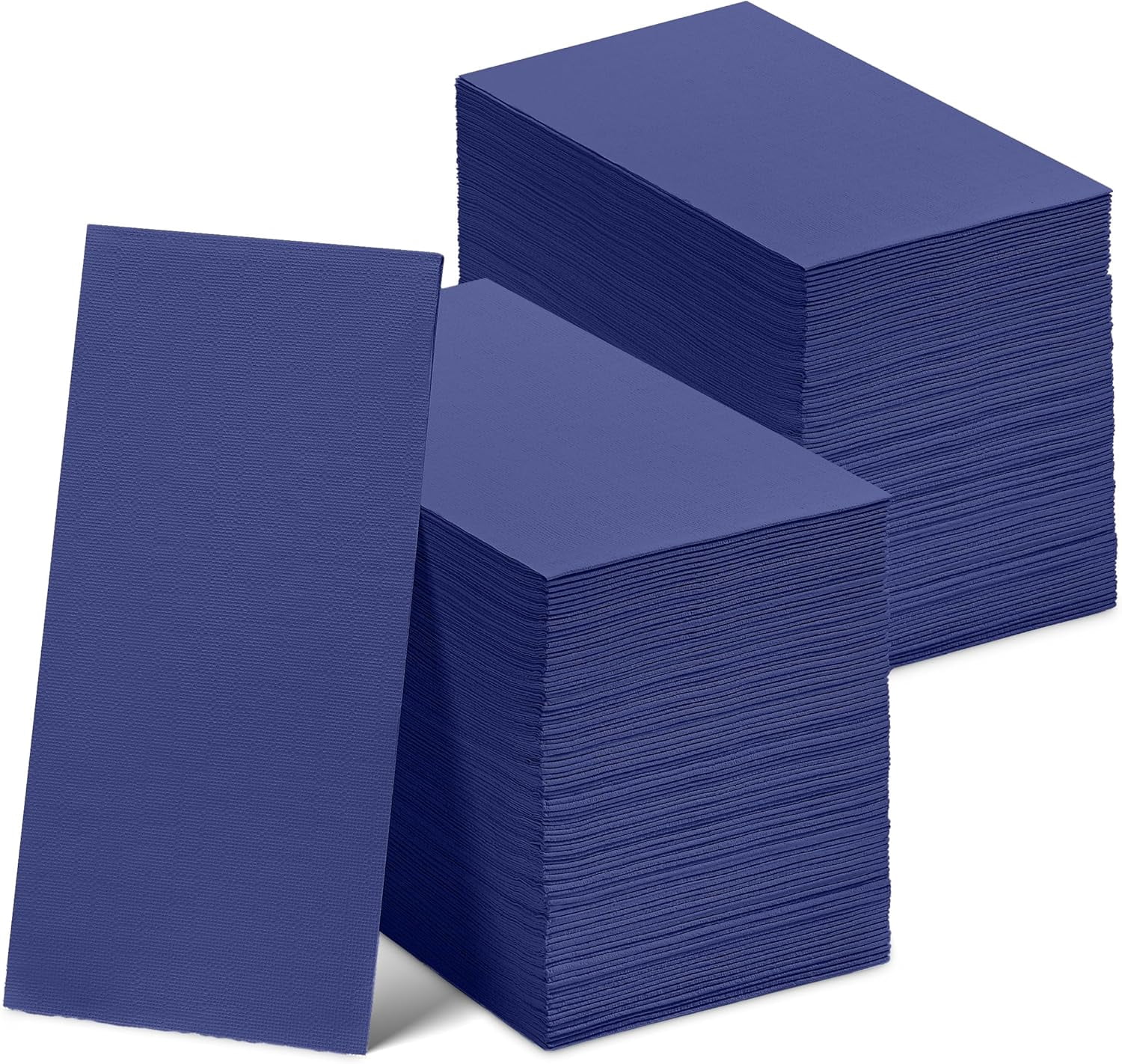 300 Pack Disposable Blue Napkins Paper, 3-Ply, 12" x 17" Blue Paper ...