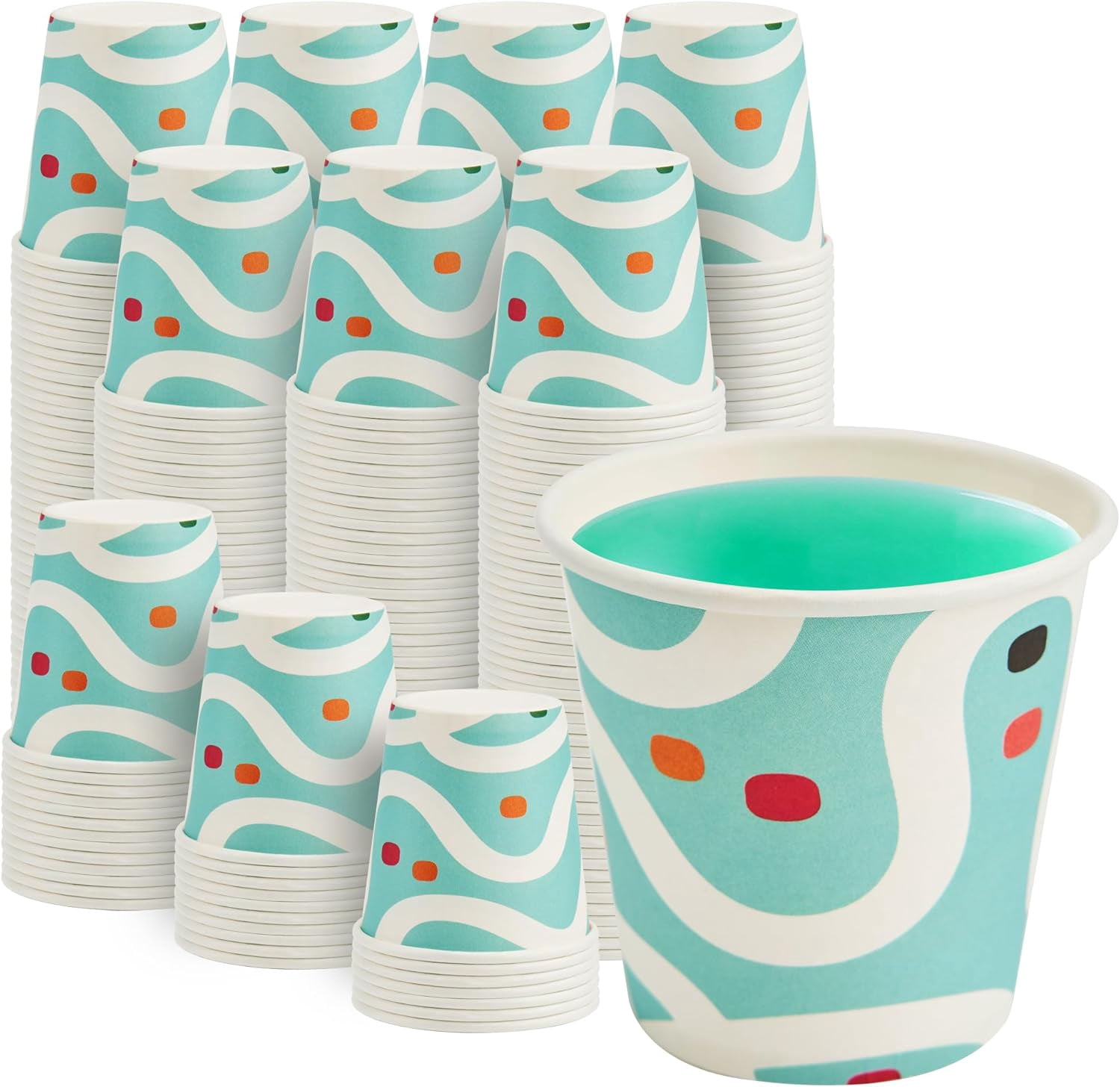 [300 Pack] Paper Cups 3 oz, Bathroom Cups 3 oz, Disposable Bathroom ...