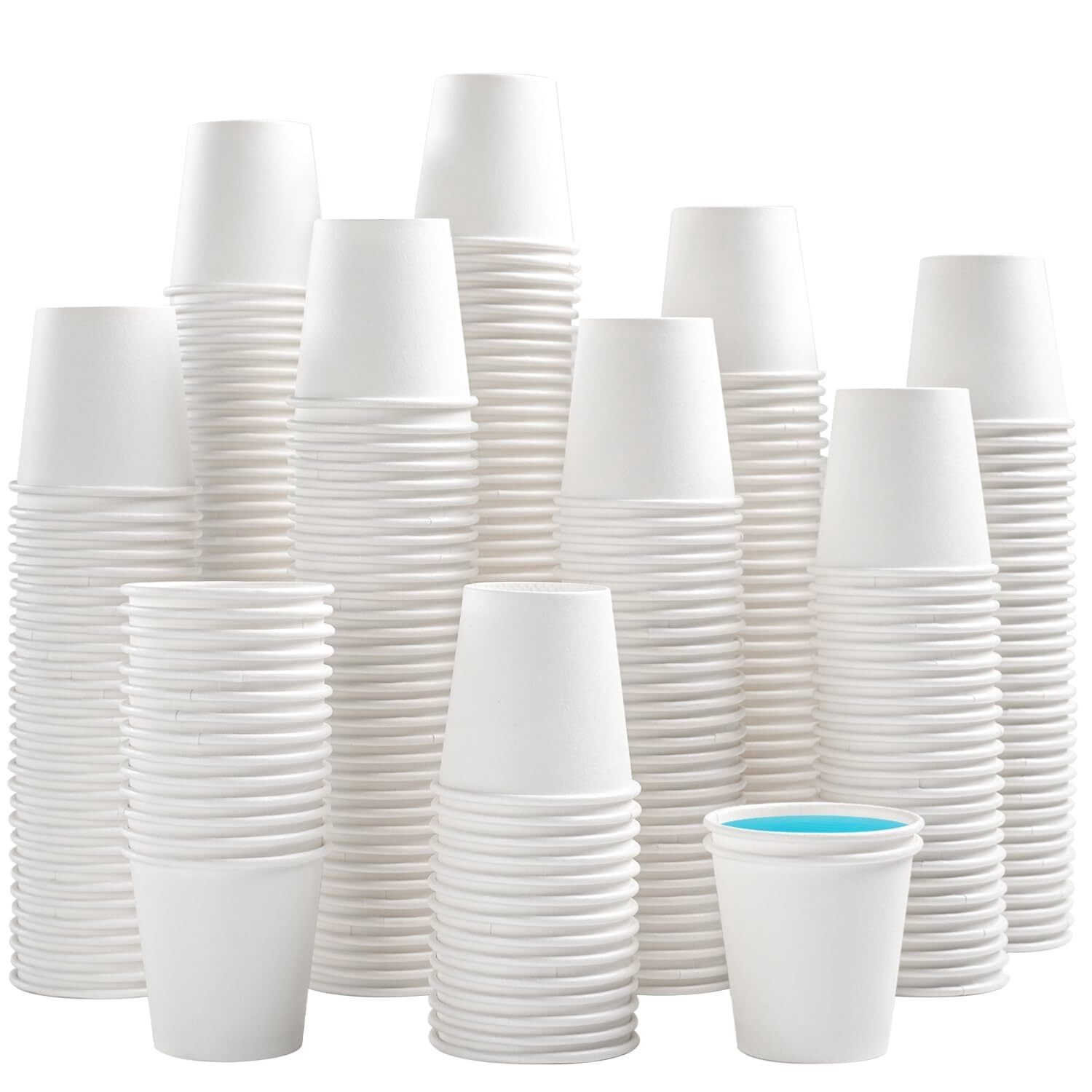 300 Pack Paper Cups 8 oz, Disposable Coffee Cups, Paper Coffee Cups 8 ...
