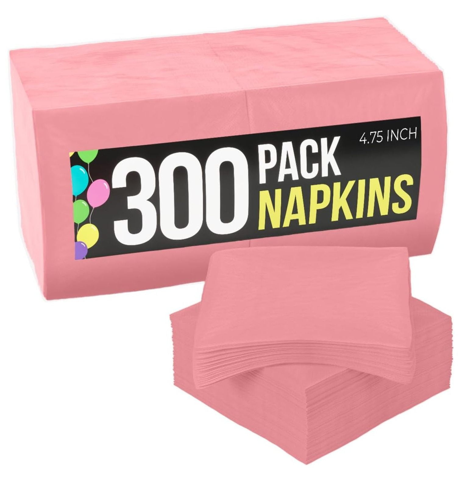 300 Pack Paper Napkins Disposable, 2 Ply Party Napkins, Disposable ...