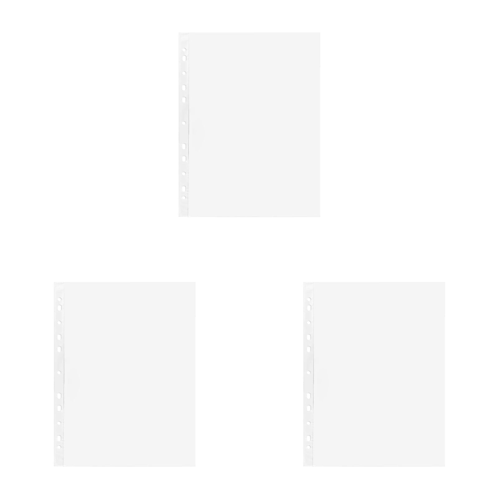 300 Pack Plastic File Folders Clear Project Pockets Plastic Sleeves PVC ...