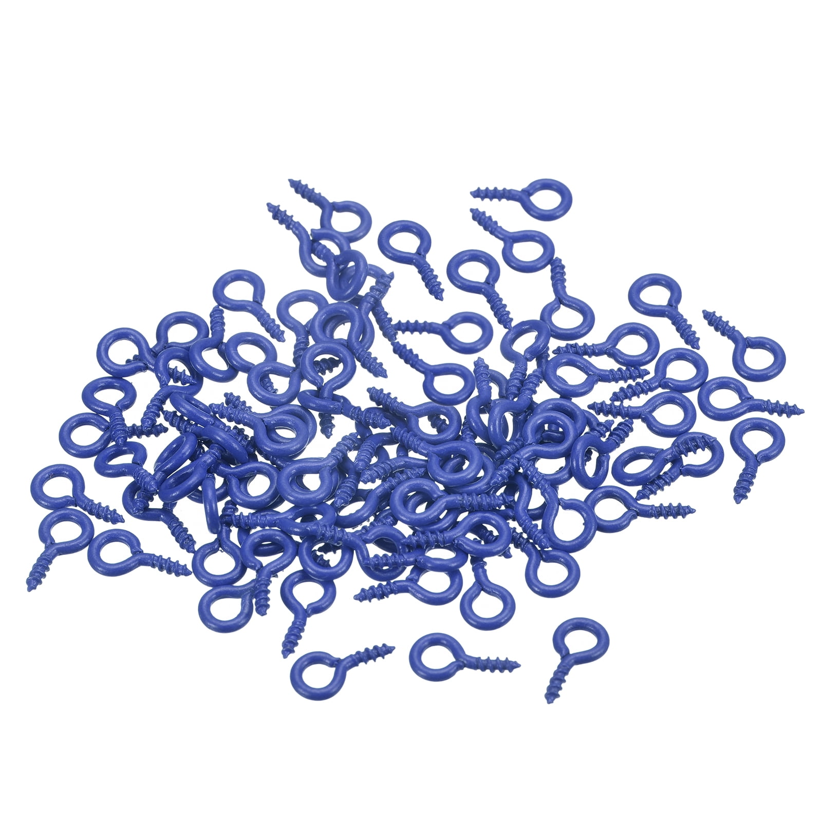 300 Pack Small Screw Eye Hooks Mini Eyelets Screws, 5x10x1.2mm, Dark ...