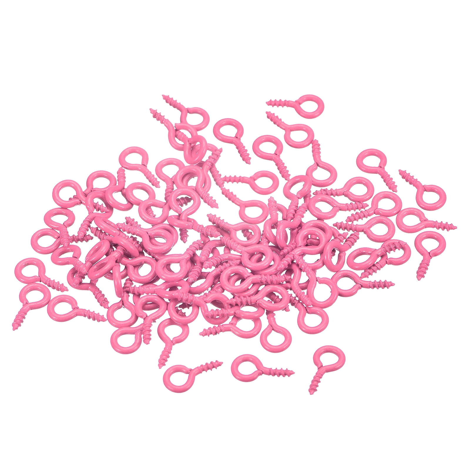 300 Pack Small Screw Eye Hooks Mini Eyelets Screws, 5x10x1.2mm, Dark ...