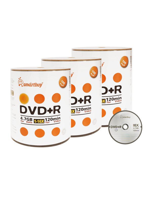 Blank DVD+R Discs in Blank Media - Walmart.com